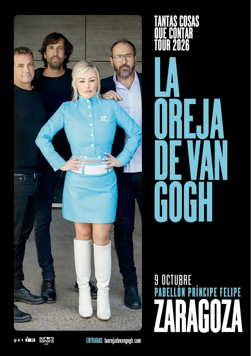 Concierto de La Oreja de Van Gogh en Zaragoza en 2026
